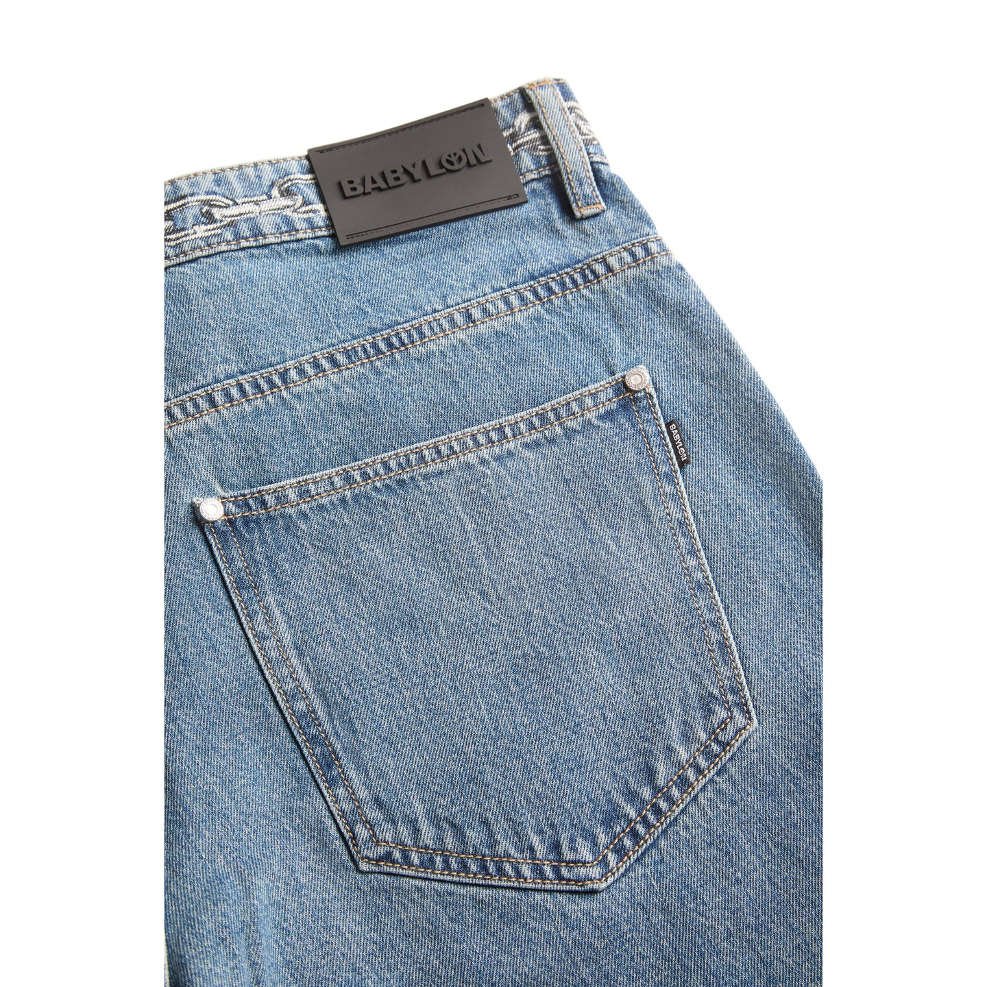 CHAIN LOCK DENIM PANT – BABYLON